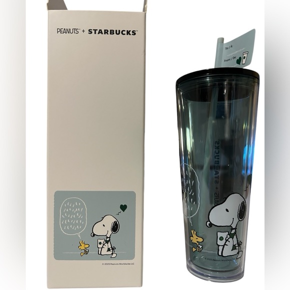 Starbucks | Kitchen | Starbucks X Peanuts Snoopy Tumbler Collab | Poshmark